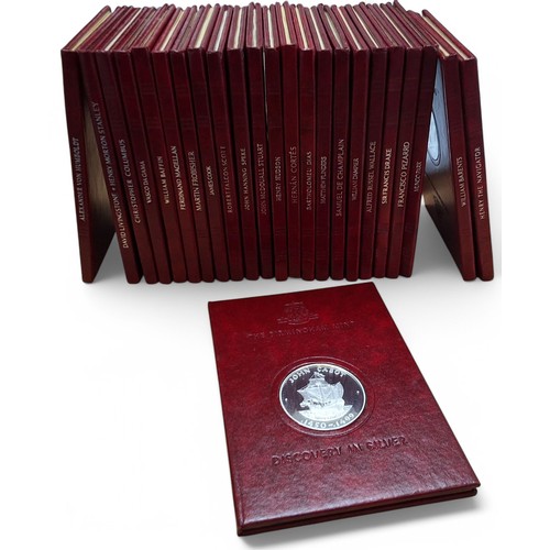 Birmingham Mint Discovery in Silver, twenty four 925 silver medals ...