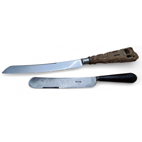 An unusual Victorian Irish knife, the blade stamped 'Clonmel Asylum ...