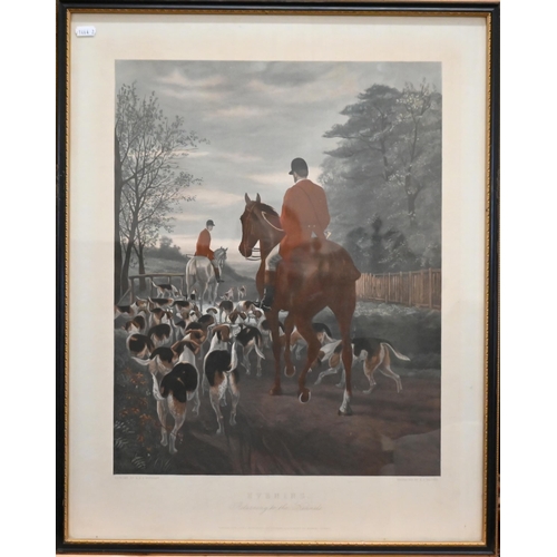 A pair of Ackermann engravings by Hester after Douglas - Morning going ...