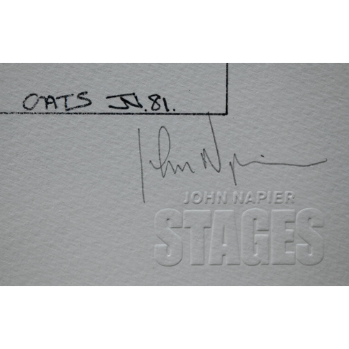 John Napier - A set of four costume studies for 'Cats', prints, pencil ...