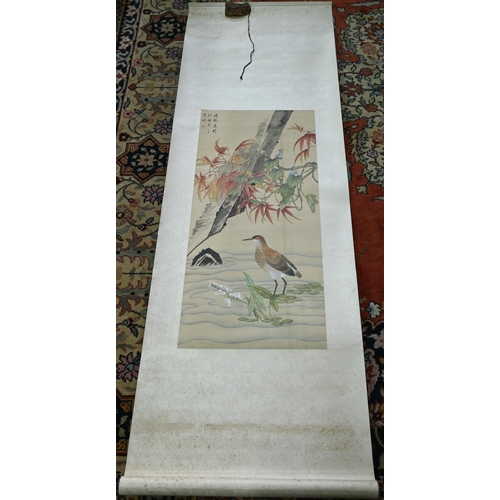 After Zhao Boju - A 20th century Chinese hand-scroll painting of a ...