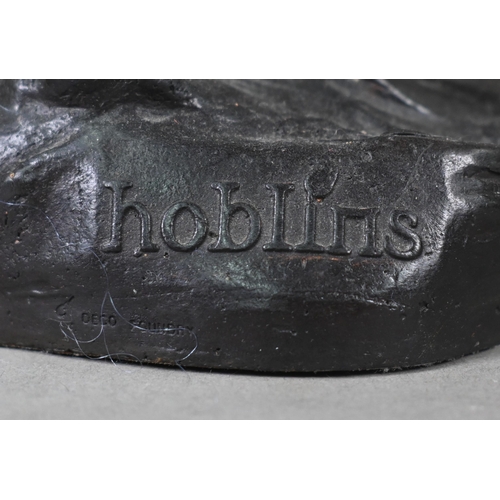 A bronze 'Hoblins' garden sculpture of Pip, by Julian Jefferey ...