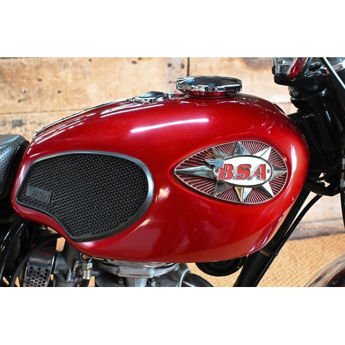 A classic BSA Starfire, 250 cc single cylinder motorcycle, model B25S ...