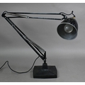 A late 1930s Herbert Terry black 1209 model Anglepoise lamp ...