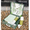 A vintage Brexton picnic set in vinyl case - little used