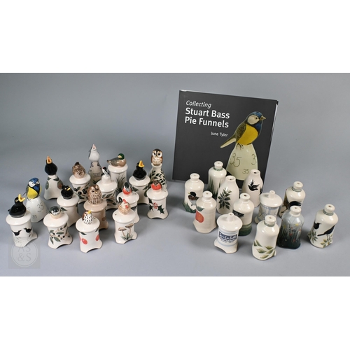 Stuart Bass - selection of twelve pie funnels of traditional form ...