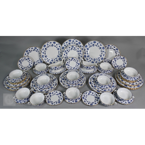 A Spode 'Blue Colonel' dinner service for twelve (63 pieces) Eleven ...
