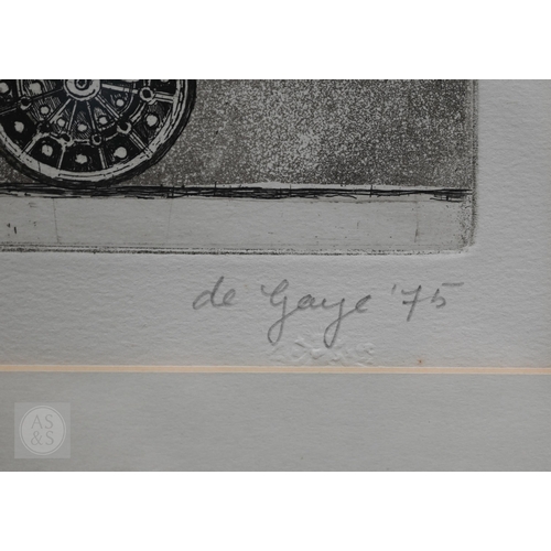 De Gaye - Three pencil signed etchings - Darlington North Road Museum ...