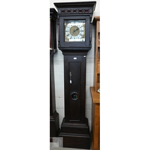George Booth, Manchester, 18th century oak longcase clock with inset ...