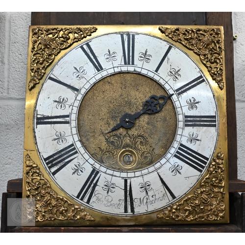 George Booth, Manchester, 18th century oak longcase clock with inset ...