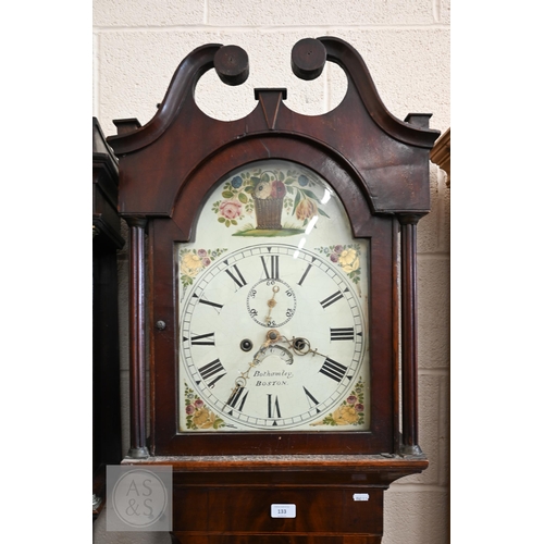 An early 19th century 'Bothamley, Boston' mahogany longcase clock, the ...