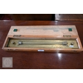 #A vintage Army and Navy CSI navigator's brass rolling ruler, 46.5 cm ...