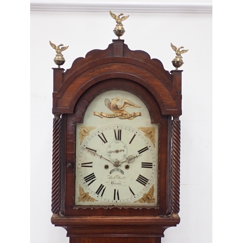 A 19th Century Longcase Clock with 28 day movement by Richard Webb ...