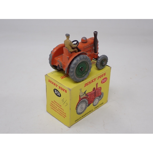 A boxed Dinky Toys No.301 Field-Marshall Tractor
