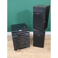 A Pioneer Music System including, Turntable, Disc Player, Cassette Deck ...