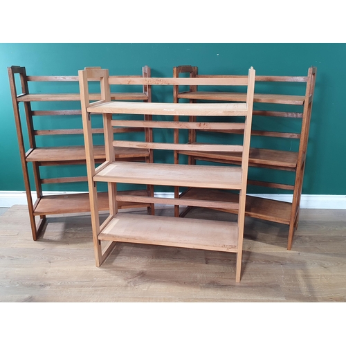 Three folding Display Stands, 2ft 4in W x 3ft H approx (R7)