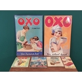 Six cardboard Advertising Posters for 'Oxo' 'Simoniz Wax', 'Player's ...