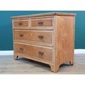 A Chest of two short over two long Drawers, 2ft 8"High x 42"Wide x 19 ...