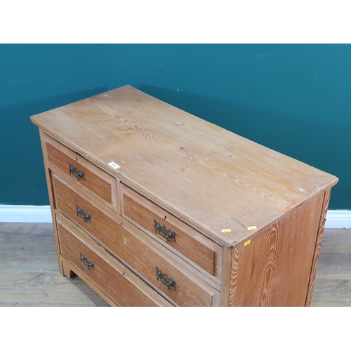 A Chest of two short over two long Drawers, 2ft 8"High x 42"Wide x 19 ...