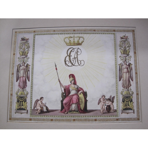 MANNER OF RICHARD CORBOULD (1757-1831). Study for a memorial to a ...
