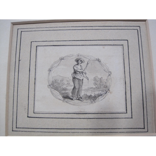 MANNER OF RICHARD CORBOULD (1757-1831). Study for a memorial to a ...