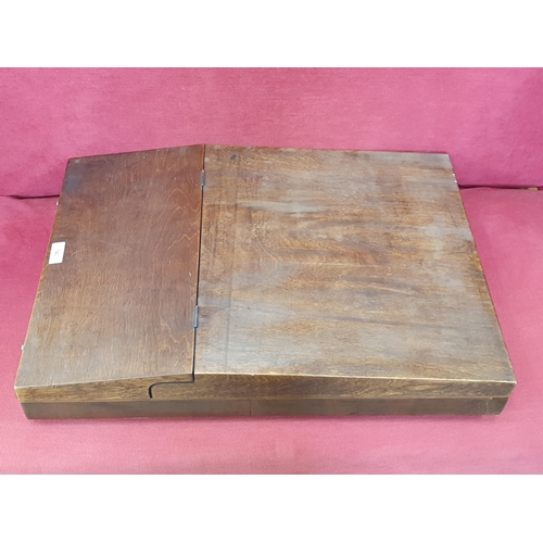 A zither type Harp in folding wooden case, 2ft 4in L, (R10)