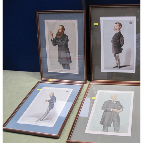 A selection of 'Vanity Fair' Spy prints depicting portraits of various ...