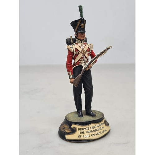 A painted lead Soldier by Charles C. Stadden depicting a Private of ...