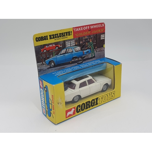 A boxed Corgi Toys No.275 white Rover 2000TC, Nr M-M, box Ex