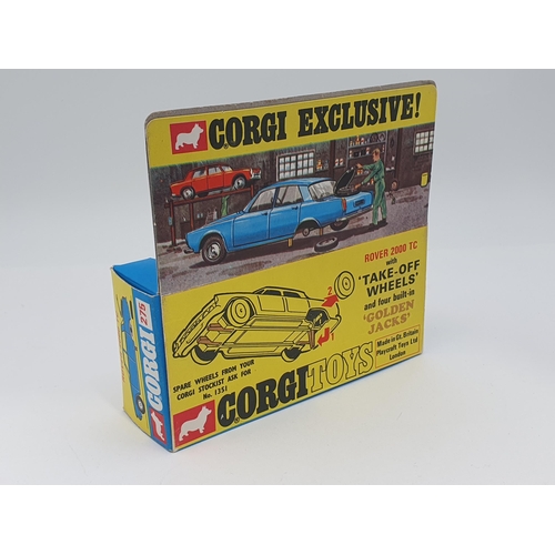 A boxed Corgi Toys No.275 white Rover 2000TC, Nr M-M, box Ex