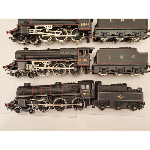 Four unboxed 00 gauge Locomotives including Bachmann Standard Class 4MT ...
