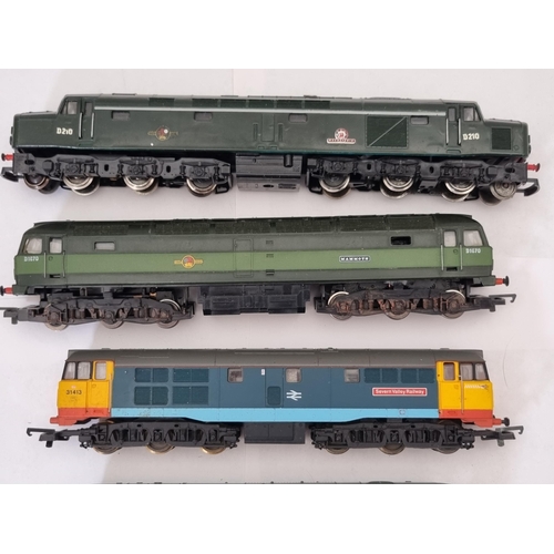 Four 00 gauge diesel Locomotives including Lima Class 31 'Severn Valley ...