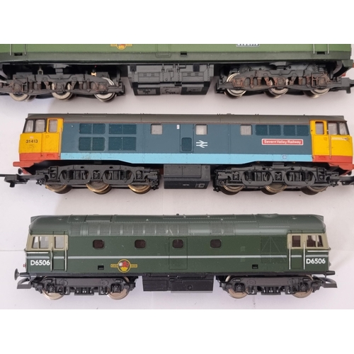 Four 00 gauge diesel Locomotives including Lima Class 31 'Severn Valley ...
