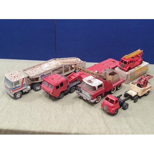 A quantity of Triang Minic and other tinplate Toys including plastic ...