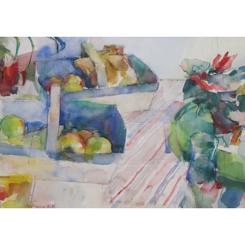 ROY FREER. A Still life of Fruit in Baskets, signed, and date (19) 86 ...