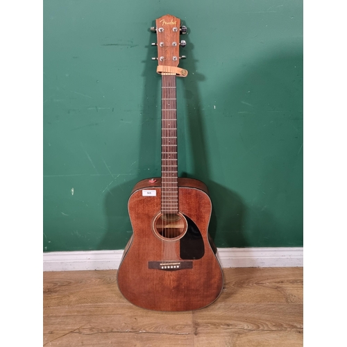 A Fender six string Acoustic Guitar (R5)