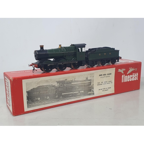 A boxed Will's Finecast 00 gauge 2251 Class Collett 0-6-0 in G.W.R ...