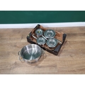 An Aga two handled Pan and Cover and a set of four Aga Saucepans and ...