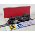 A boxed Hornby Dublo No.2218 2-6-4T with metal couplings in plain red ...
