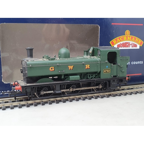 A Bachmann 00 gauge 67XX 0-6-0 Pannier Tank in GWR livery, a boxed ...