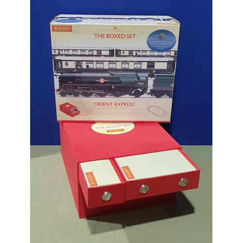 A boxed Hornby 00 gauge 'Orient Express' Box Set, in unused condition