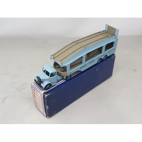 A boxed Dinky Toys No.582 Pullmore Car Transporter with Loaing Ramp, G ...
