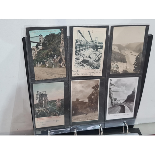 Three Postcard Albums containing a collection of assorted Postcards to ...