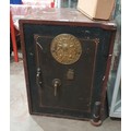 A 'Milners' Patent Fire Resisting' Safe with embossed plaque to the ...