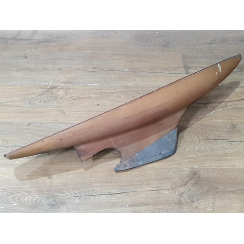 A wooden Pond Yacht Hull and a Steam Launch Hull (R6)