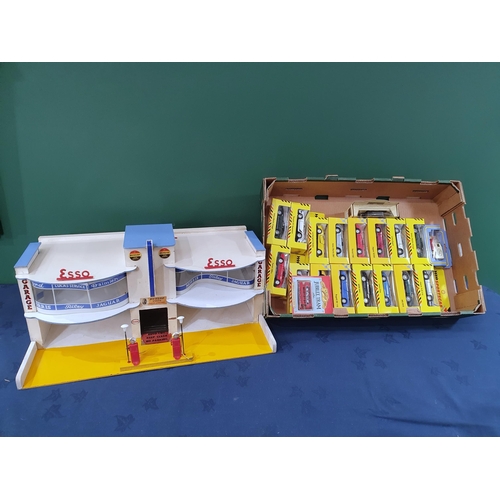 An Esso Car Garage and a number of Boxed Sportscar Collection Models ...