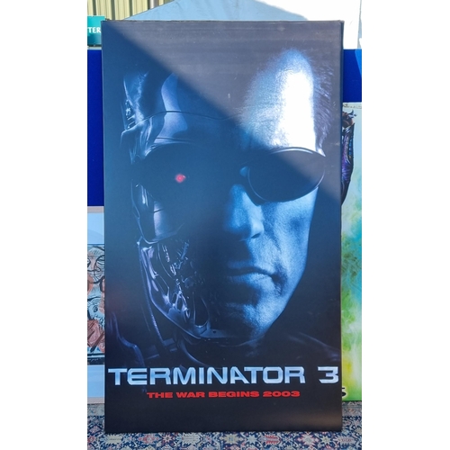 A Screen Print on canvas Poster 'Terminator 3 The War Begins 2003', 6ft ...