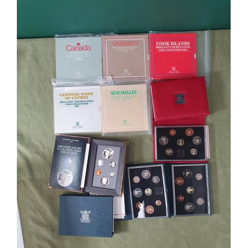 Royal Mint Proof Sets 1983, 1984, 1985, 1986 and 1987, US Proof Set ...