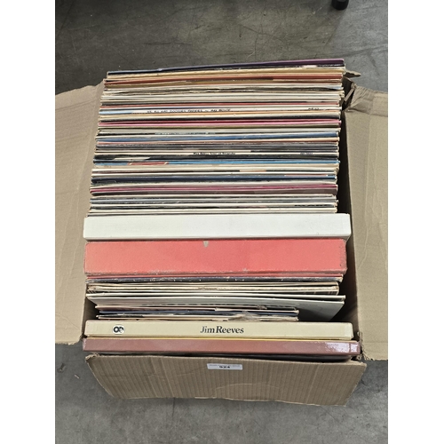 A box of 33 and 45 RPM Records, (R9)