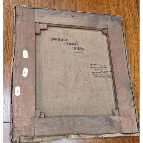 WILLIAM ROOS. Portrait of Martha, daughter of Edward Medlicott, of ...